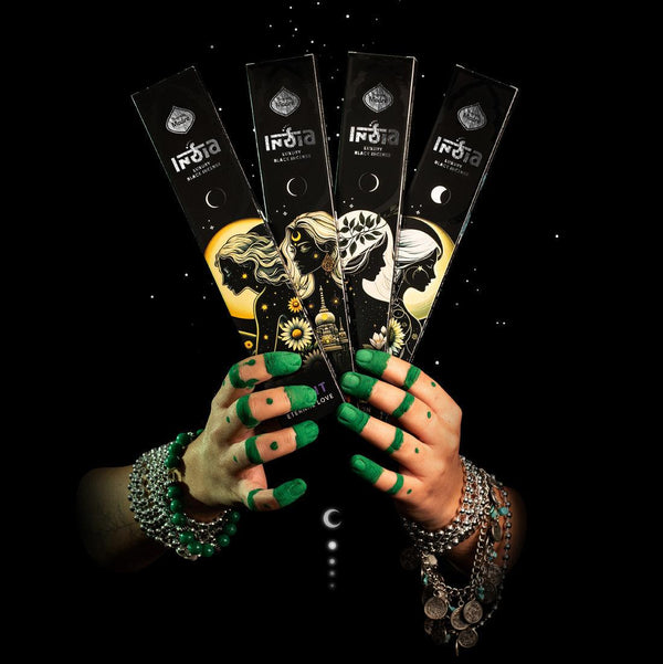Sagrada Madre India Black Incense Sticks – Ember & Essence